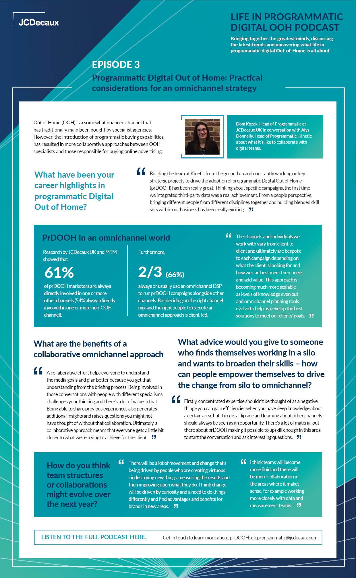 LIFE IN PROGRAMMATIC DOOH, EPISODE 3: PRACTICAL CONSIDERATIONS FOR AN OMNICHANNEL STRATEGY ...